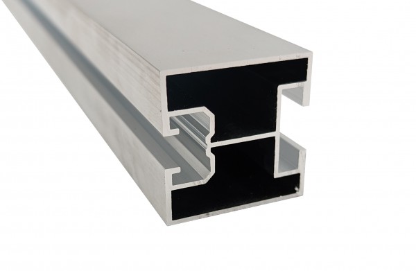 Aluminium Solarprofil 40x40 mm bis 6 m Solarschiene Alu Montageprofil ...